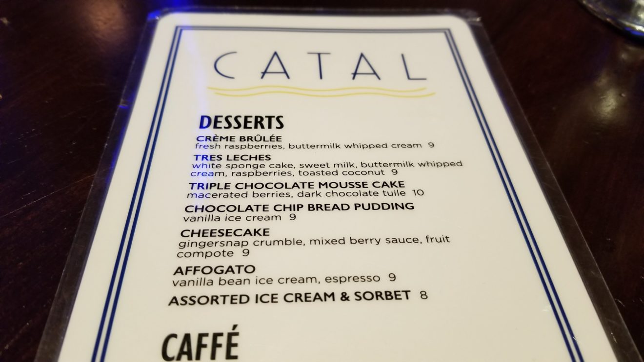 Dinner with a view at the Catal Restaurant in Downtown Disney | Chip ...