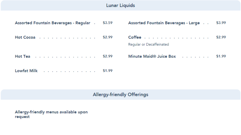 Menu Now Available For Disneyland's 'Alien Pizza Planet' | Chip and Company