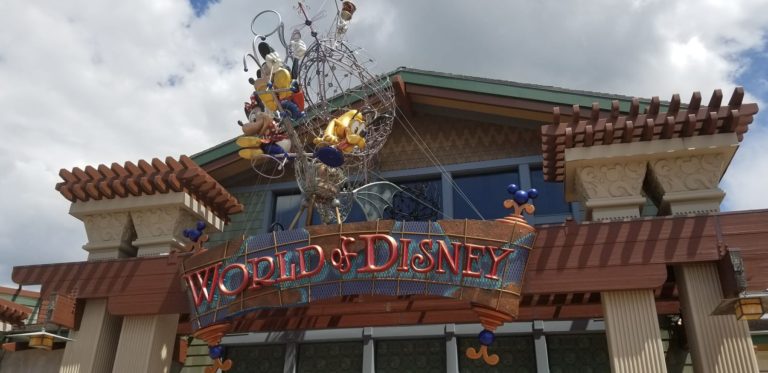 Iconic Entrances at World of Disney Store in Disney Springs | Chip and ...