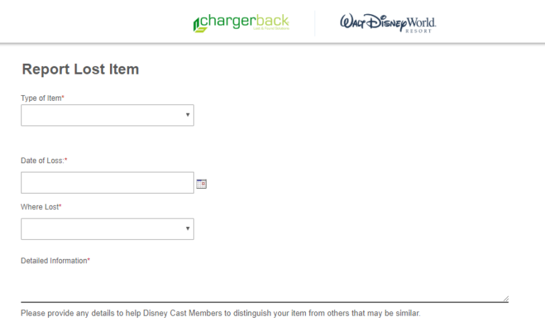New Walt Disney World Online Lost and Found Recovery System Now Live ...