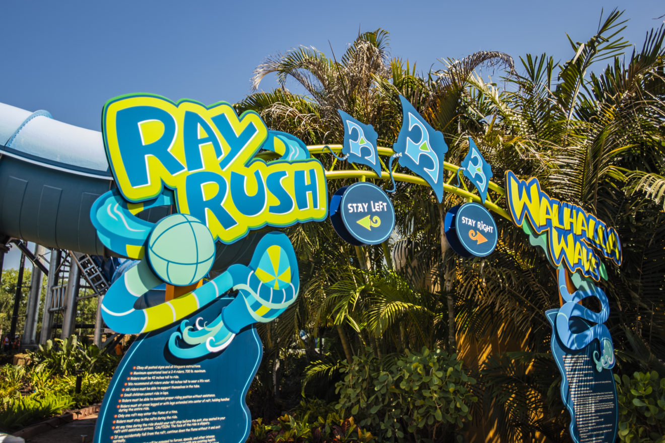 Aquatica's Ray Rush Family Adventure Water Slide Ride Opens May 12th ...