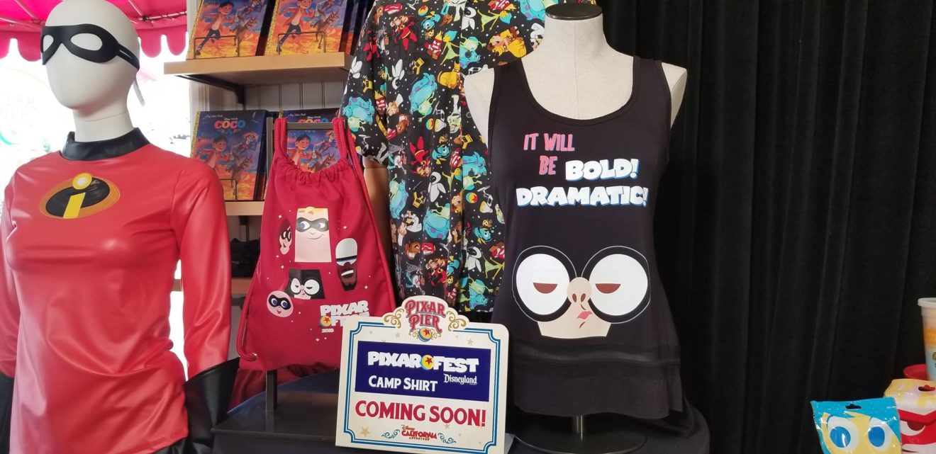Pixar Pier Merchandise On Display at Knick's Knacks | Chip and Company