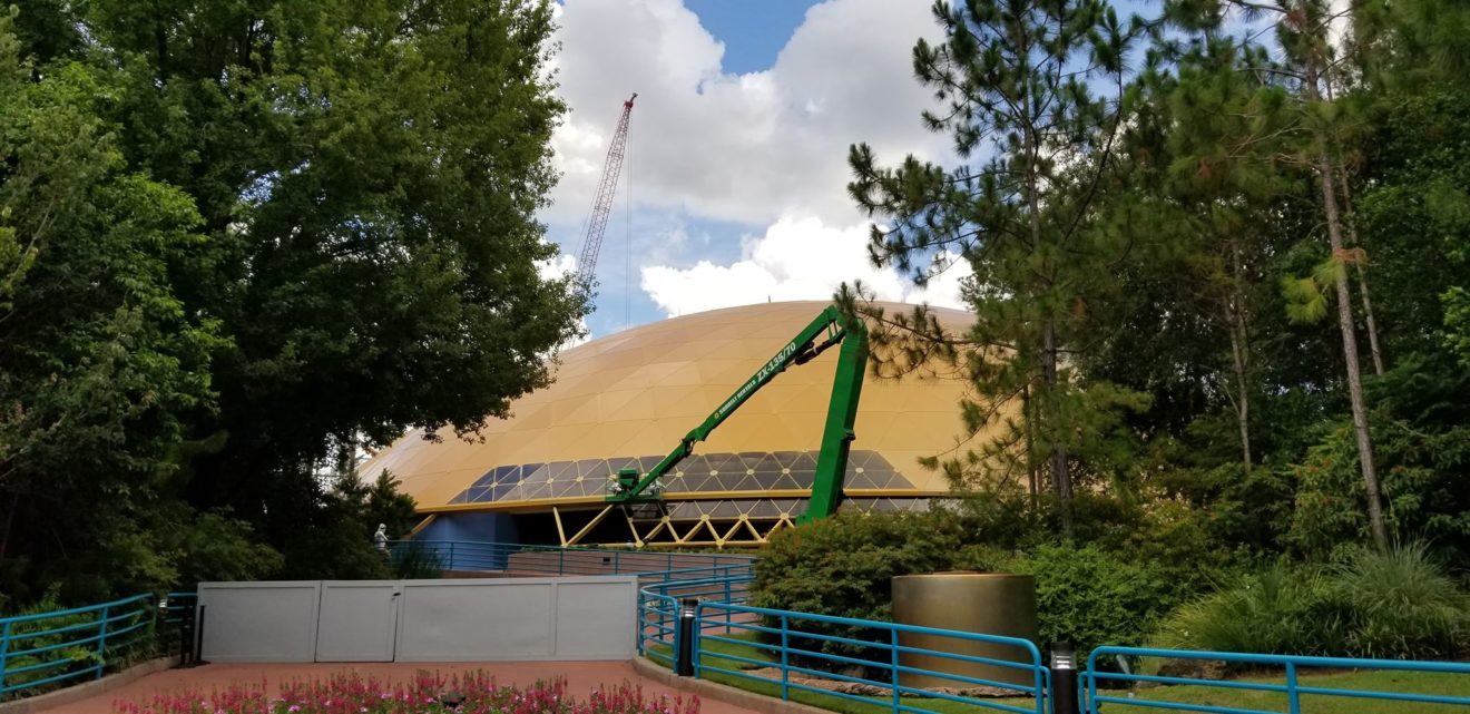 Updated Festival Center Construction Photos from Epcot