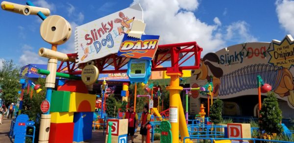 Photos: A First Look at Slinky Dog Dash in Toy Story Land | Chip and ...