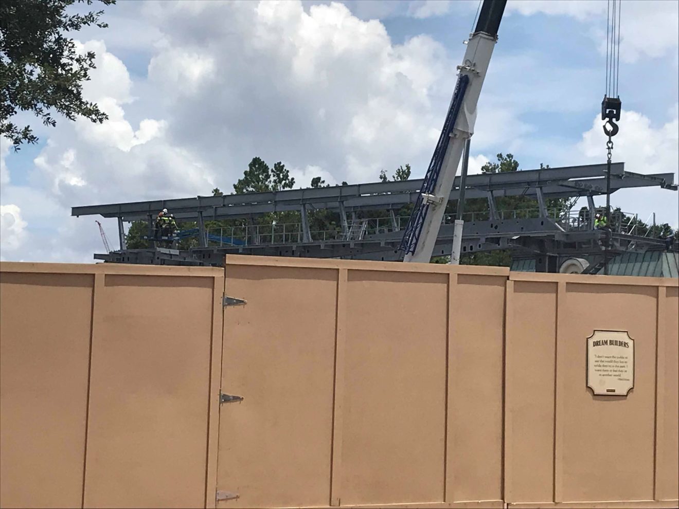 PHOTOS: Updated Epcot Disney Skyliner Construction Progress at ...
