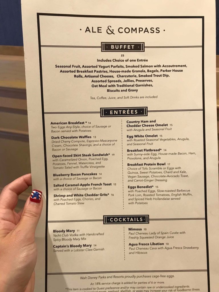 Ale & Compass Breakfast Buffet at Yacht Club Resort | Chip and Company