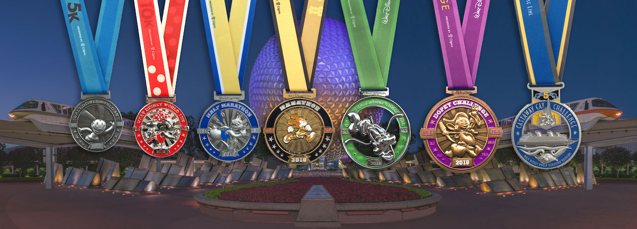 First Look at Medals for 2019 runDisney Walt Disney World Marathon ...