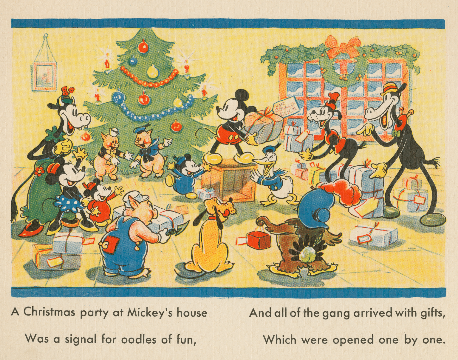 mickey christmas book