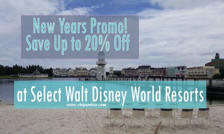 New Years Offer! Save Up to 20% off at Select Walt Disney World Resorts ...