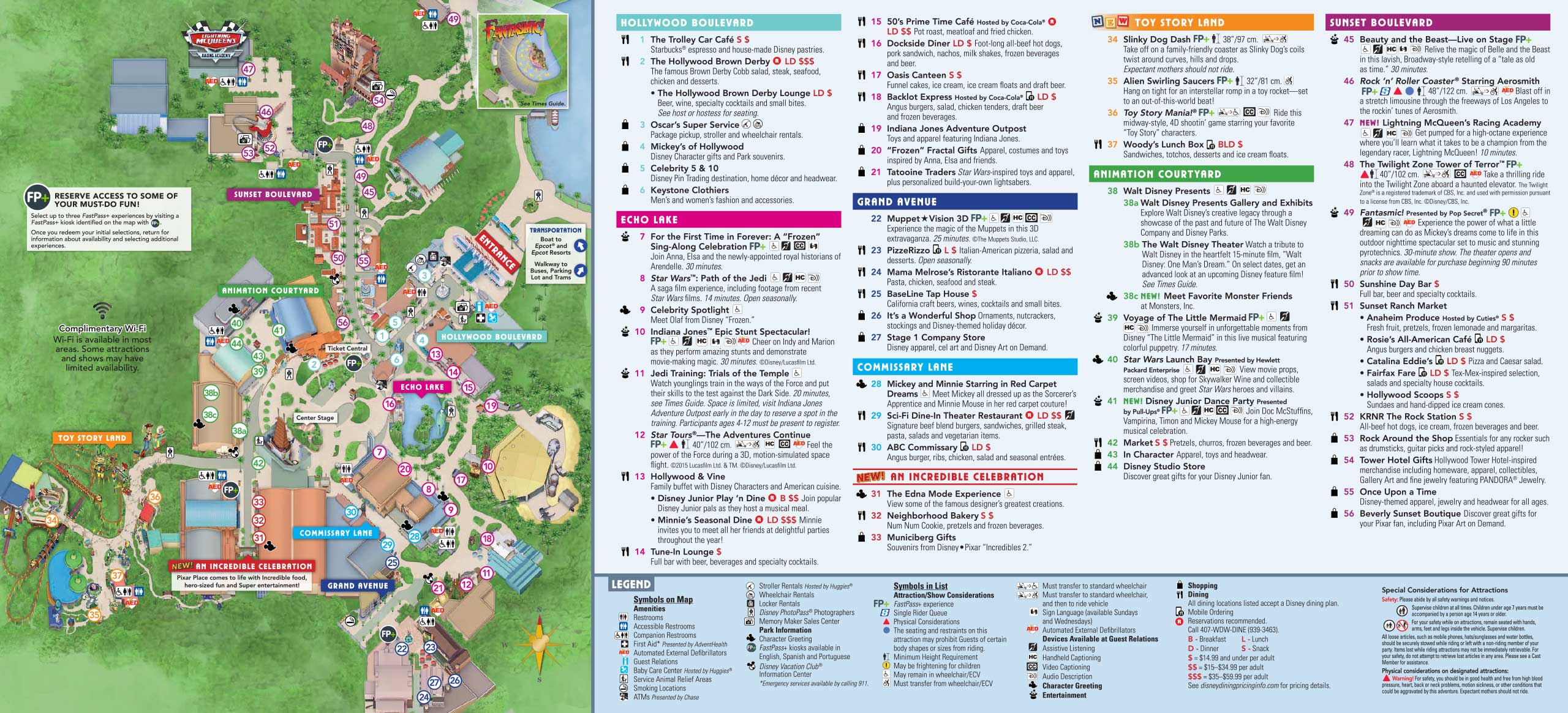 Disney S Hollywood Studios Unveils New Park Map Chip And Company