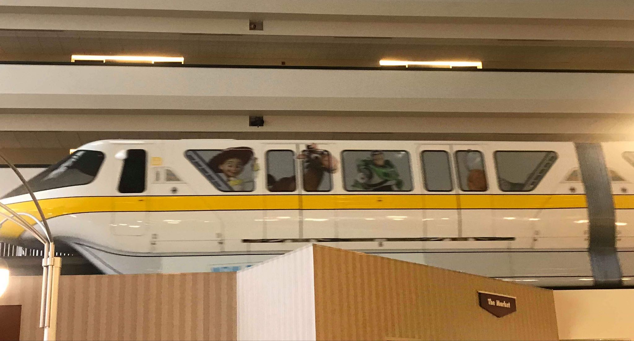 New Toy Story 4 Monorail Wrap shows up at Disney World | Chip and Company