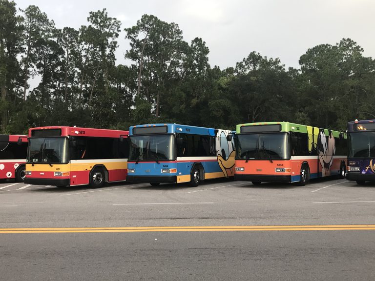 Up Close Look At The Brand New Disney Character Buses | Chip and Company