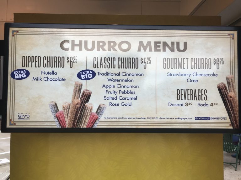 New Sunshine Churro Stand Now At Disney Springs | Chip and Company