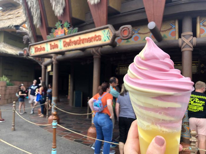 Newest Dole Whip at Magic Kingdom is Raspberry and Pineapple Swirl ...