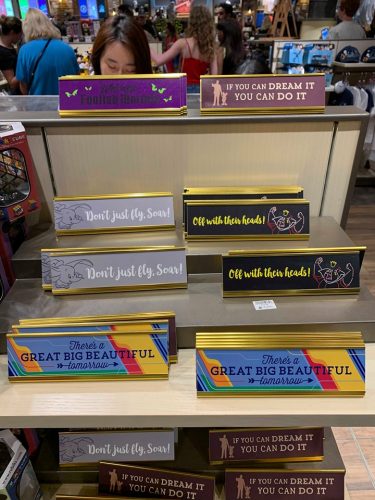 Disney Parks Desk Signs Add A Touch Of Magic To your Work Space | Chip ...