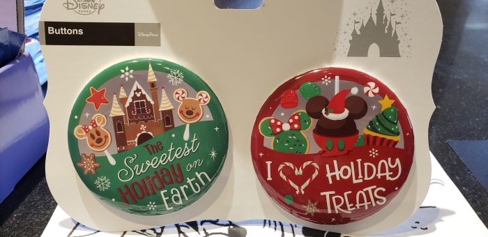 New Disney Holiday Celebration Buttons Have Arrived At The Disney Parks ...