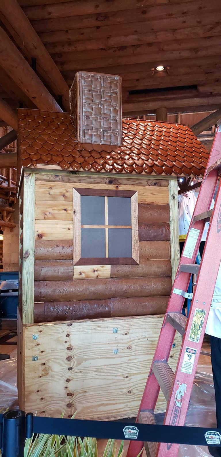 Gingerbread Cabin at Wilderness Lodge is Almost Here! | Chip and Company