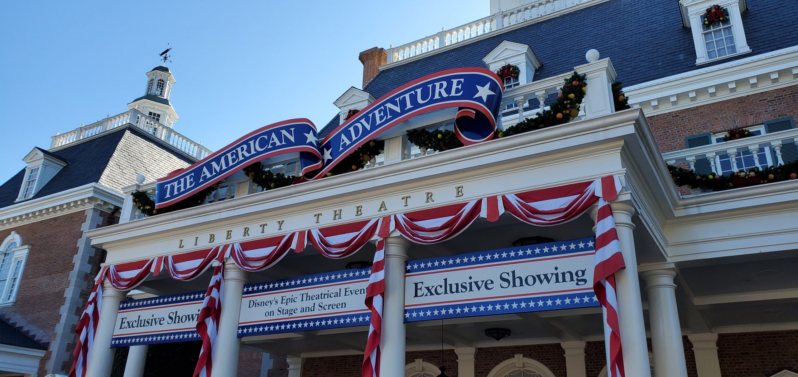 Epcot's America Pavilion Stuns with Its Gingerbread Display | Chip and ...