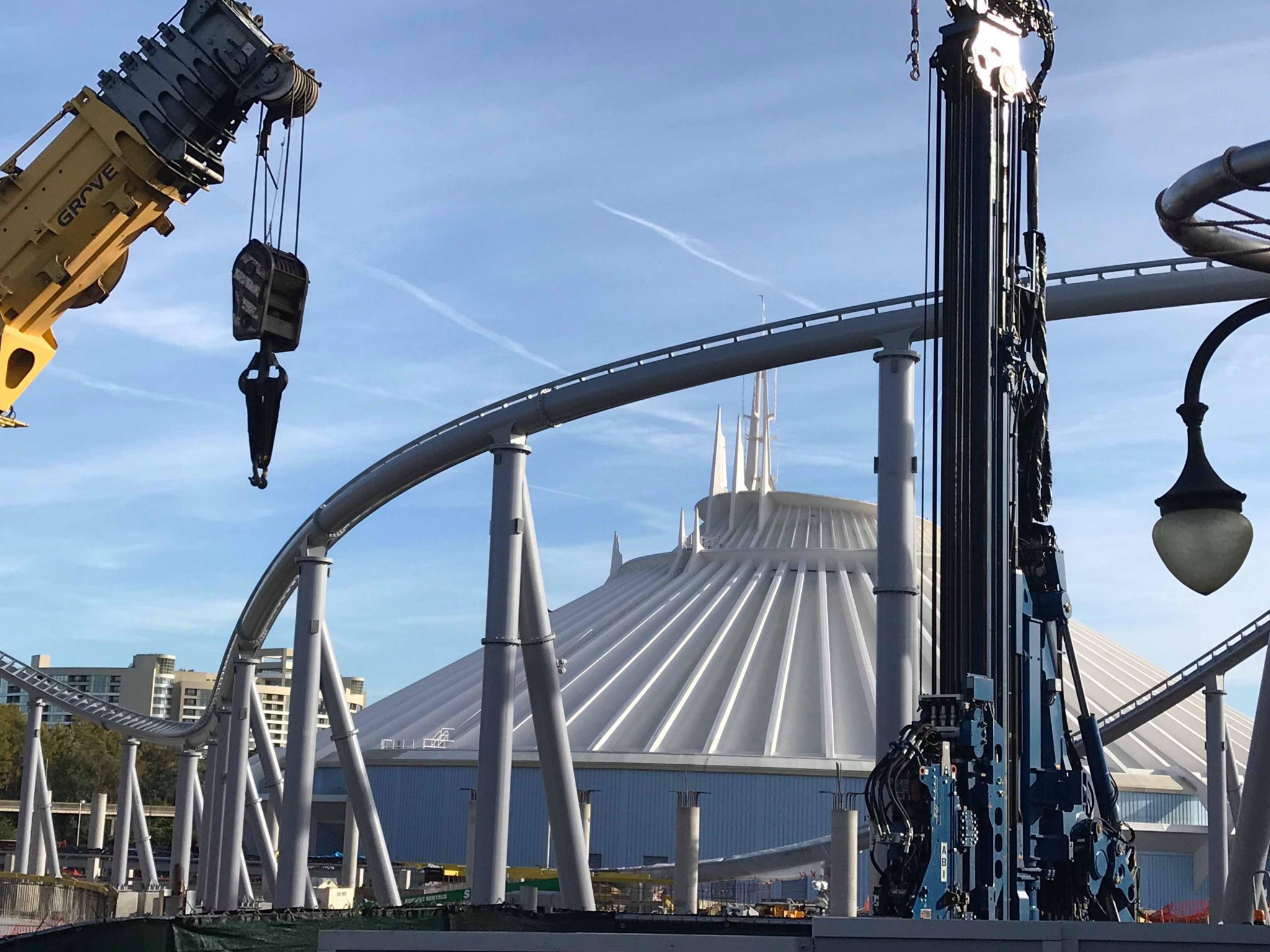 Photo Update: Tron Coaster Construction Has Made Progress | Chip and ...