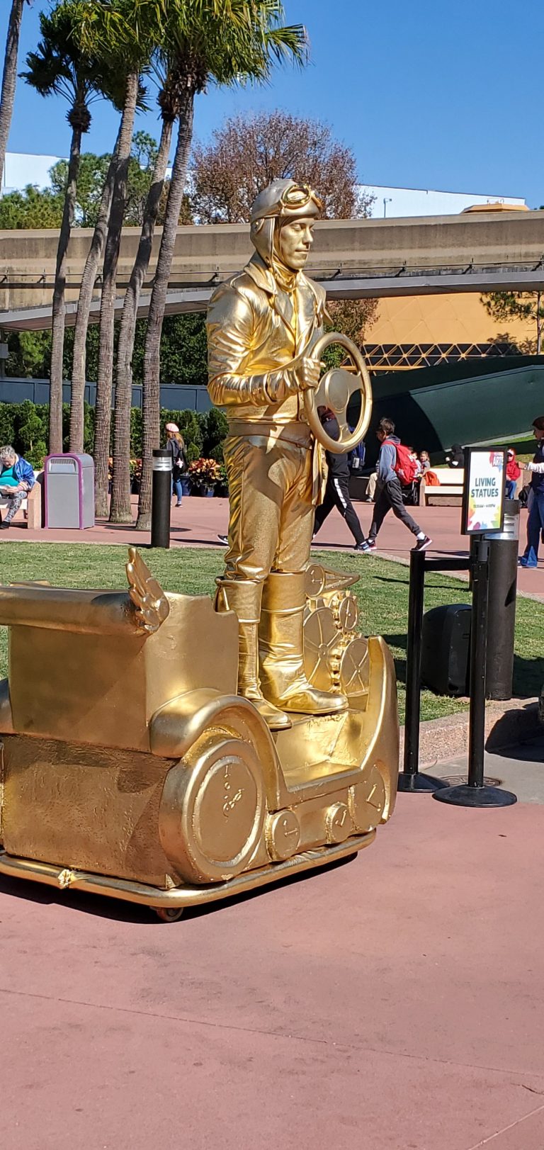 Living Statues Greet Guests at Epcot International Festival of the Arts ...