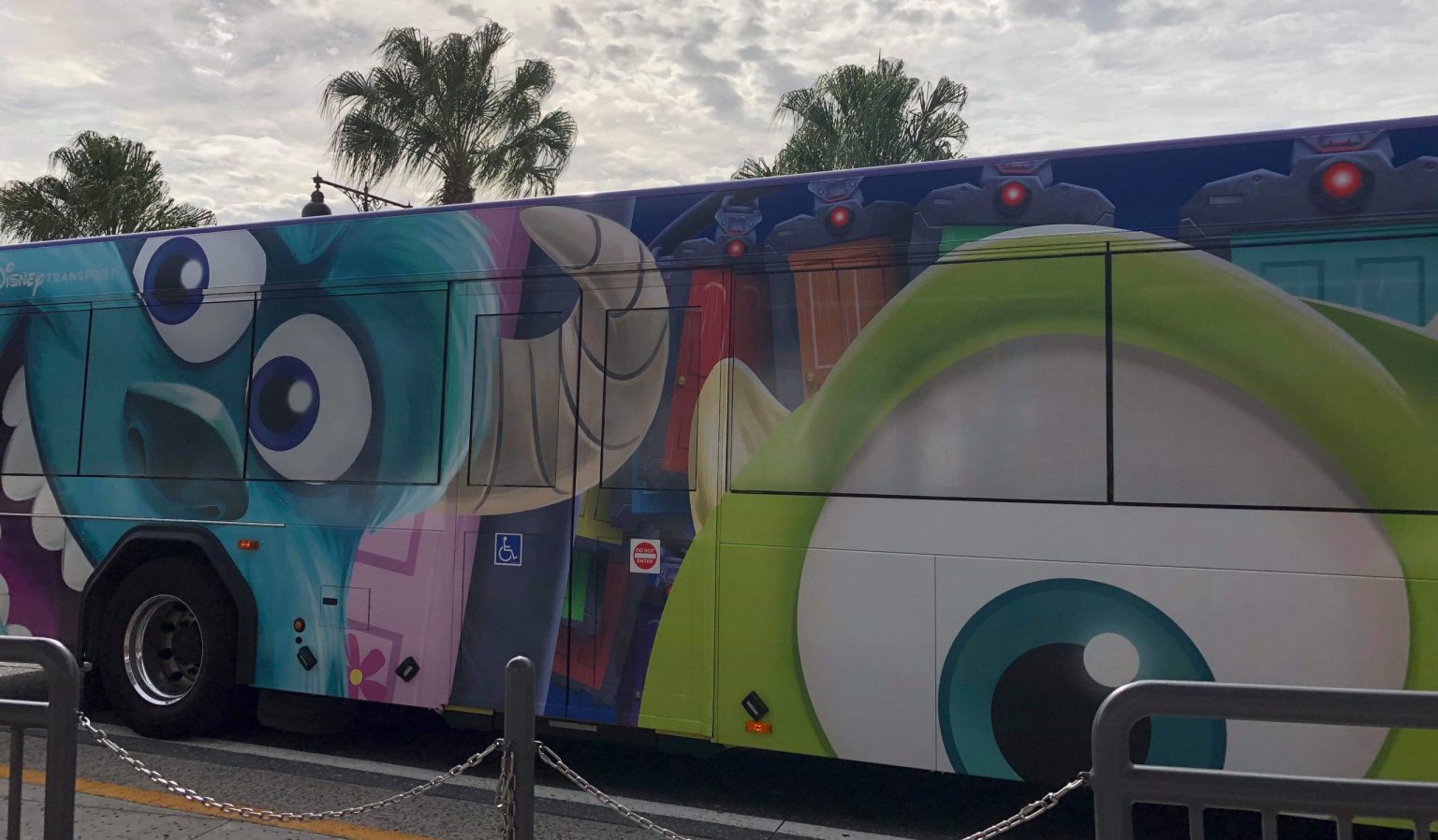 A New 'Monsters Inc' Bus Has Been Spotted at Walt Disney World | Chip ...