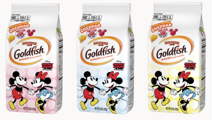 Mickey Goldfish Crackers are back now with Minnie too | Chip and Company