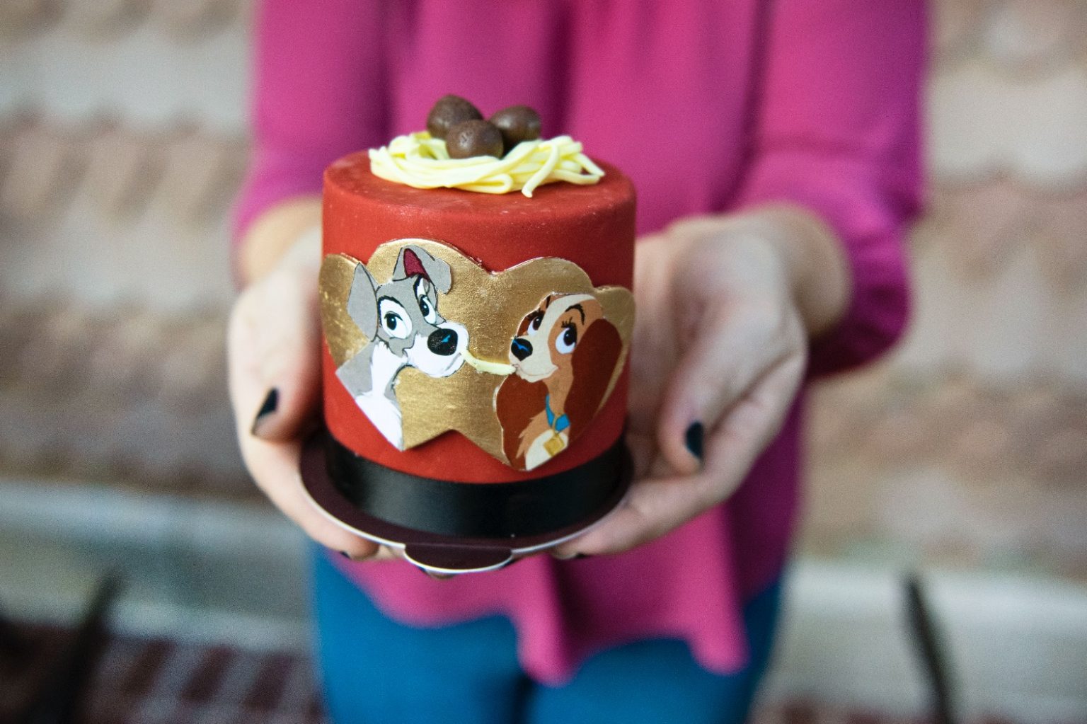 Lady And The Tramp Cake And Sweet Treats At Disney Springs | Chip and ...