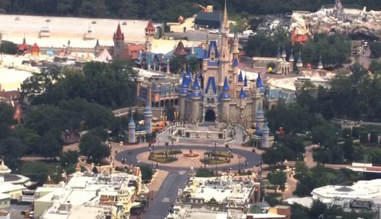 Live look at an empty Disney World & Universal Studios Orlando | Chip ...