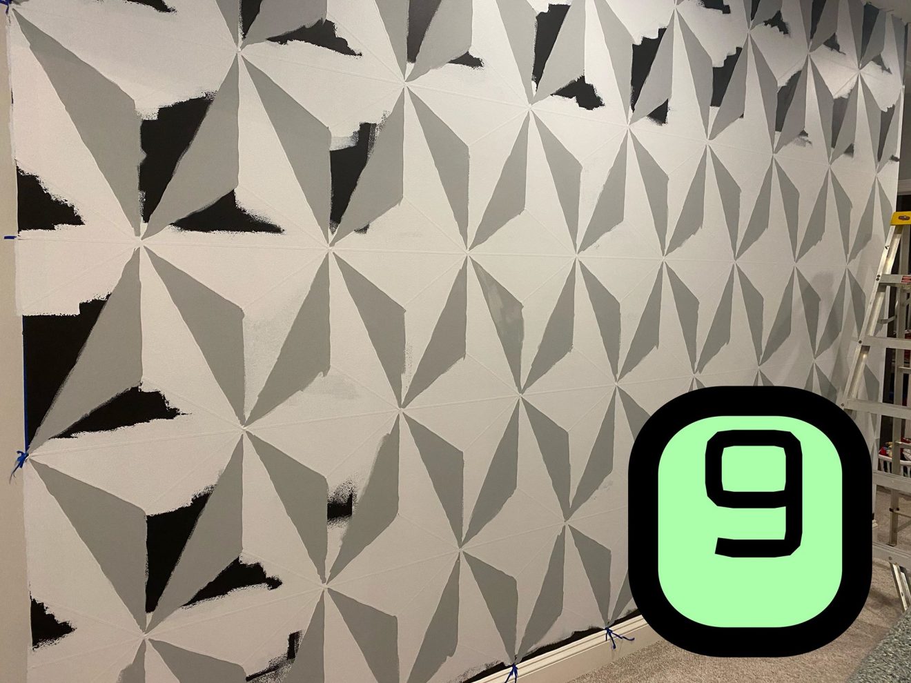 Make this Epcot Spaceship Earth Wall for your home | Chip and Company
