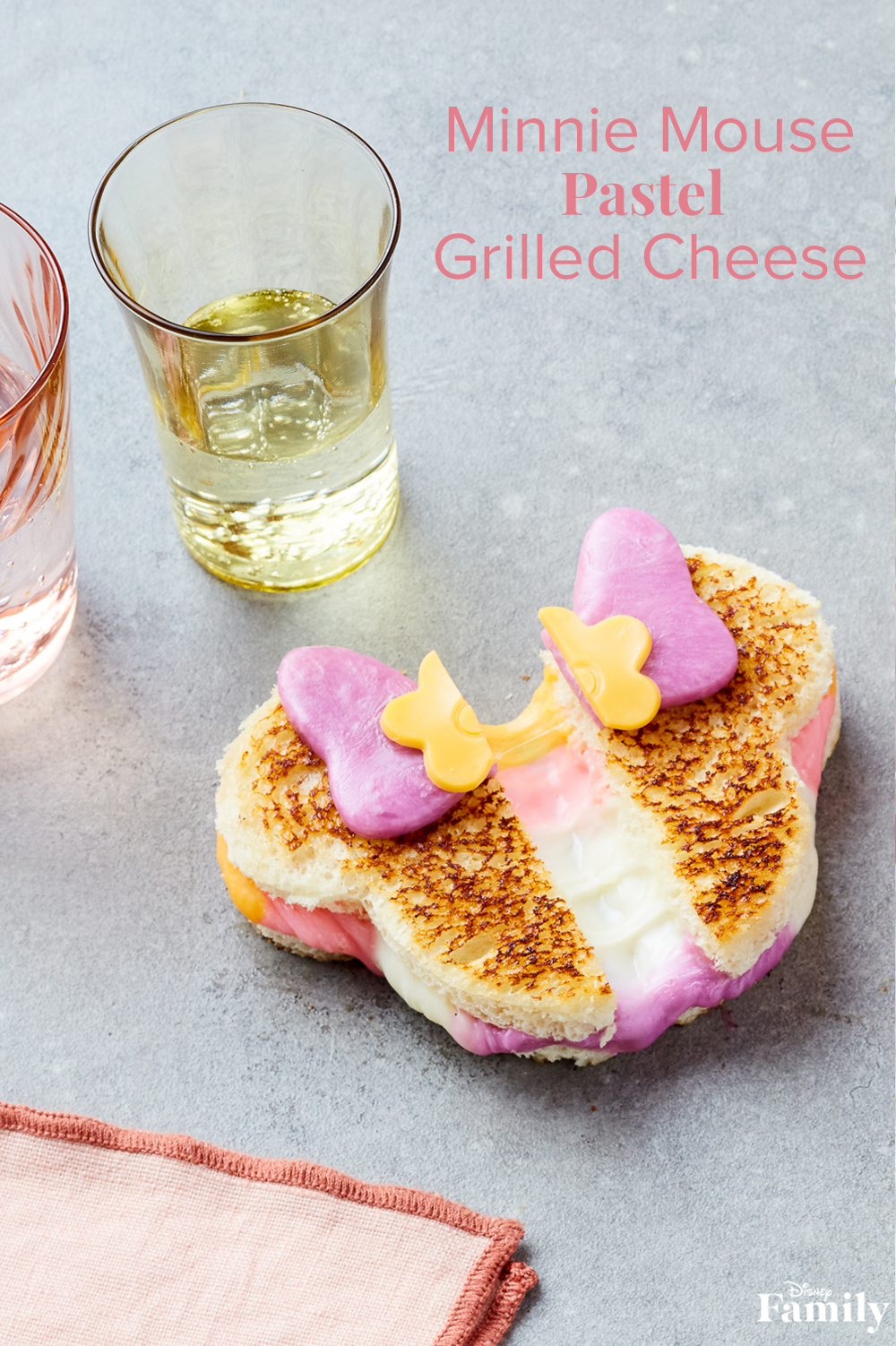 Try this at home - Minnie Mouse Grilled Cheese Recipe | Chip and Company