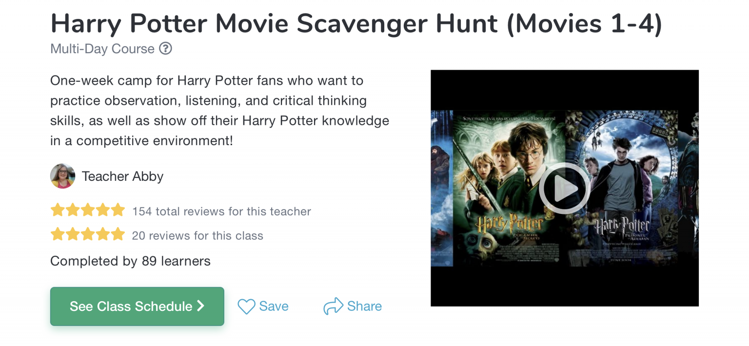 Compete In A Virtual Harry Potter Scavenger Hunt For Movies 1-4 | Chip ...