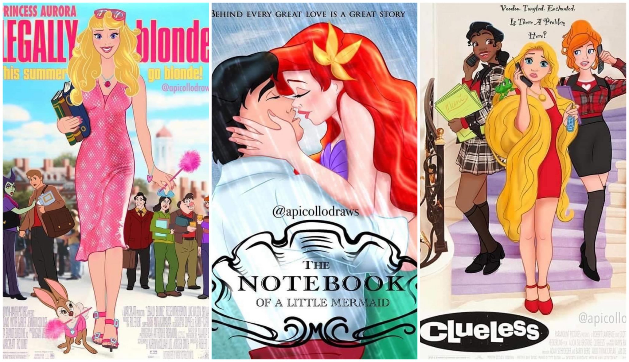 Artist Reimagines Iconic Movie Posters with Disney Characters | Chip ...