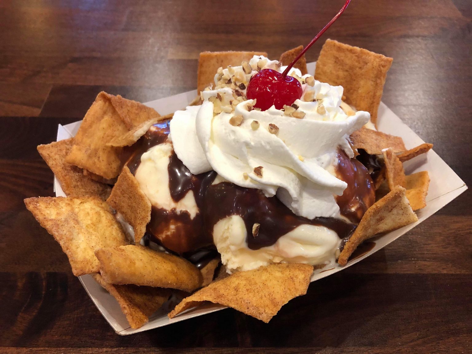 New Nacho Sundae at Ghirardelli in Disney Springs | Chip and Company