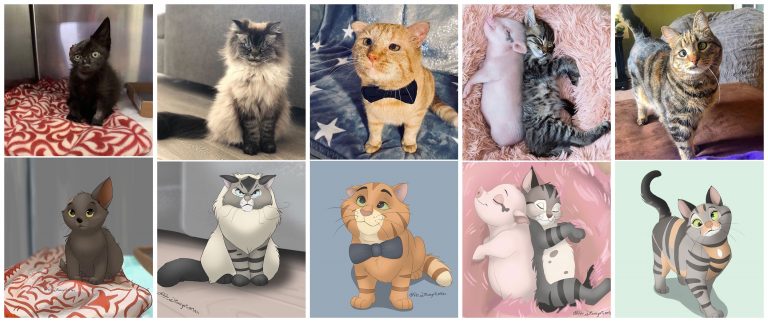 Artist Turns Pet Photos into Adorable Disney Animated Animals | Chip ...