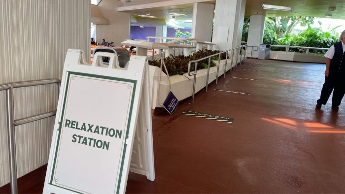 What do the Relaxation Stations look like at the Magic Kingdom | Chip ...
