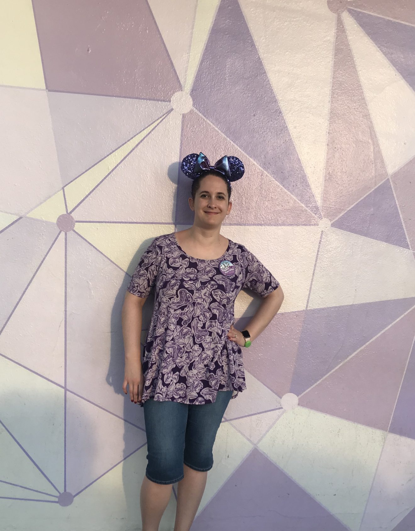 Make This Magic Kingdom Purple Wall for Your Home | Chip and Company