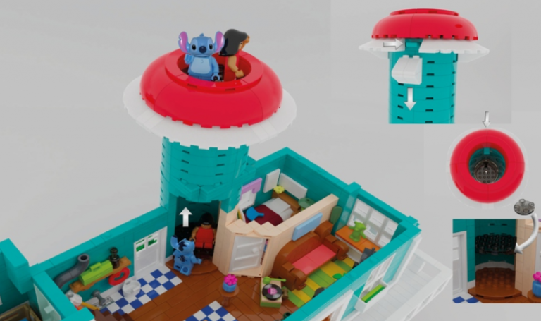 Lilo and Stitch Beach House LEGO Idea | Chip and Company