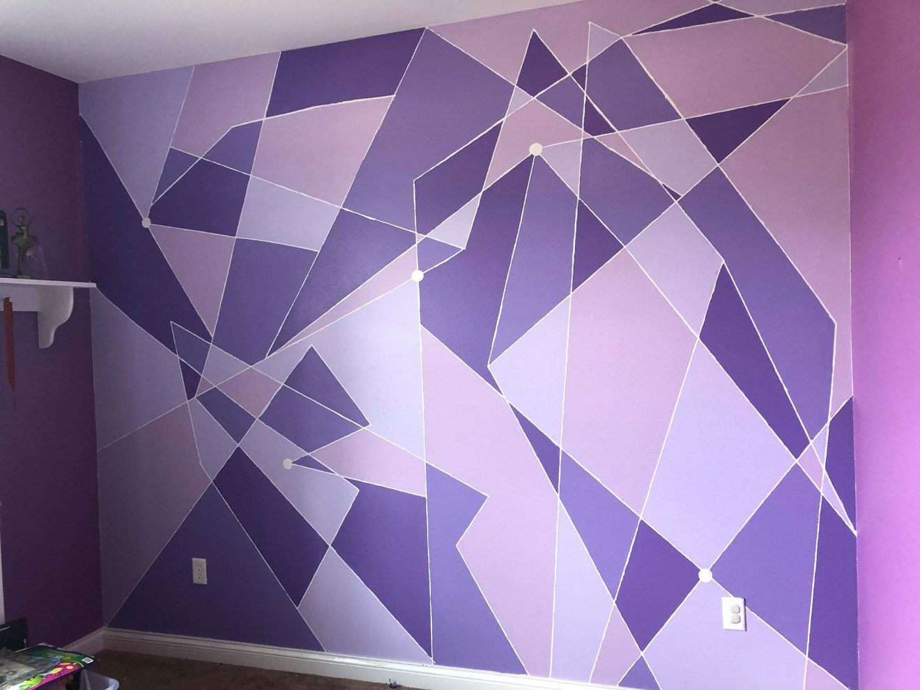 Make This Magic Kingdom Purple Wall for Your Home | Chip and Company