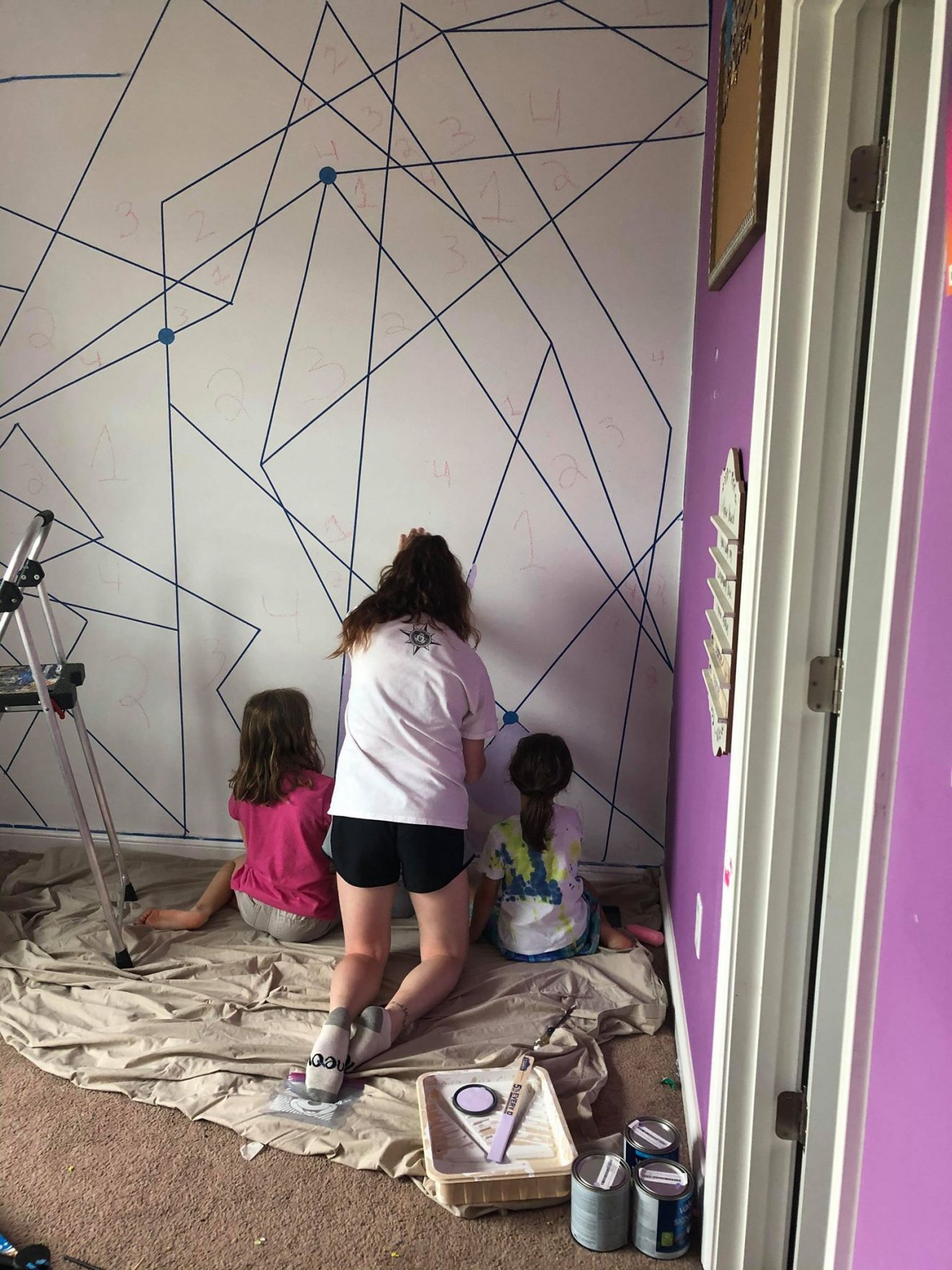 Make This Magic Kingdom Purple Wall for Your Home | Chip and Company