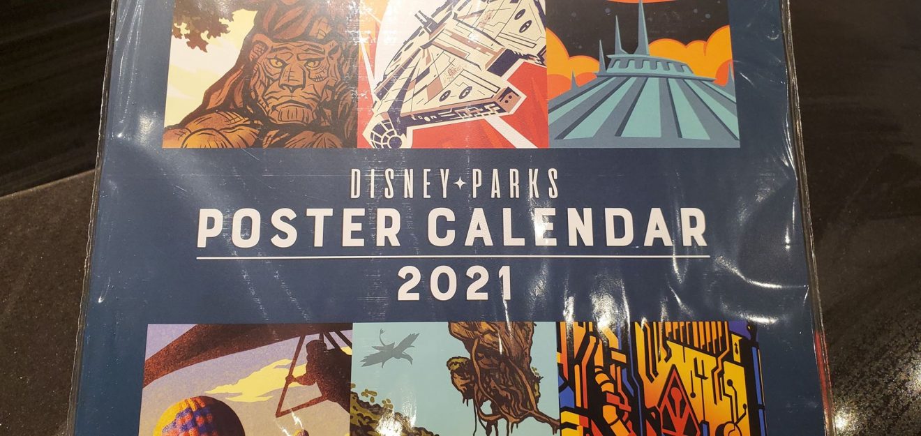 Dazzling New Disney Parks Poster Calendar For 2021 | Chip and Company