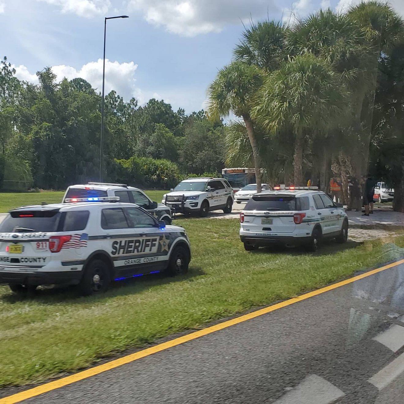 Heavy Police Presence Outside Magic Kingdom Main Gate | Chip and Company