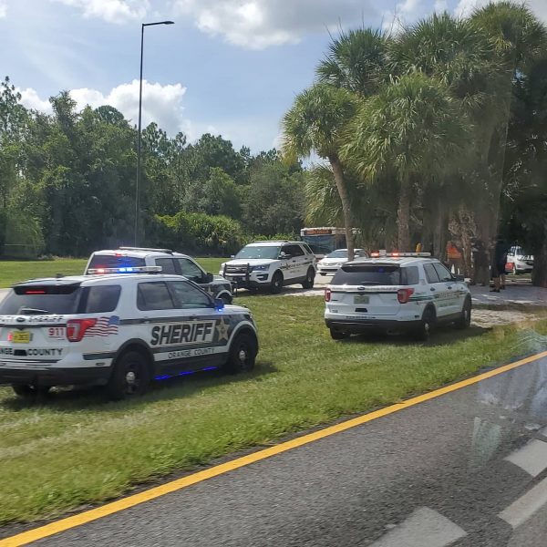 Heavy Police Presence Outside Magic Kingdom Main Gate | Chip and Company
