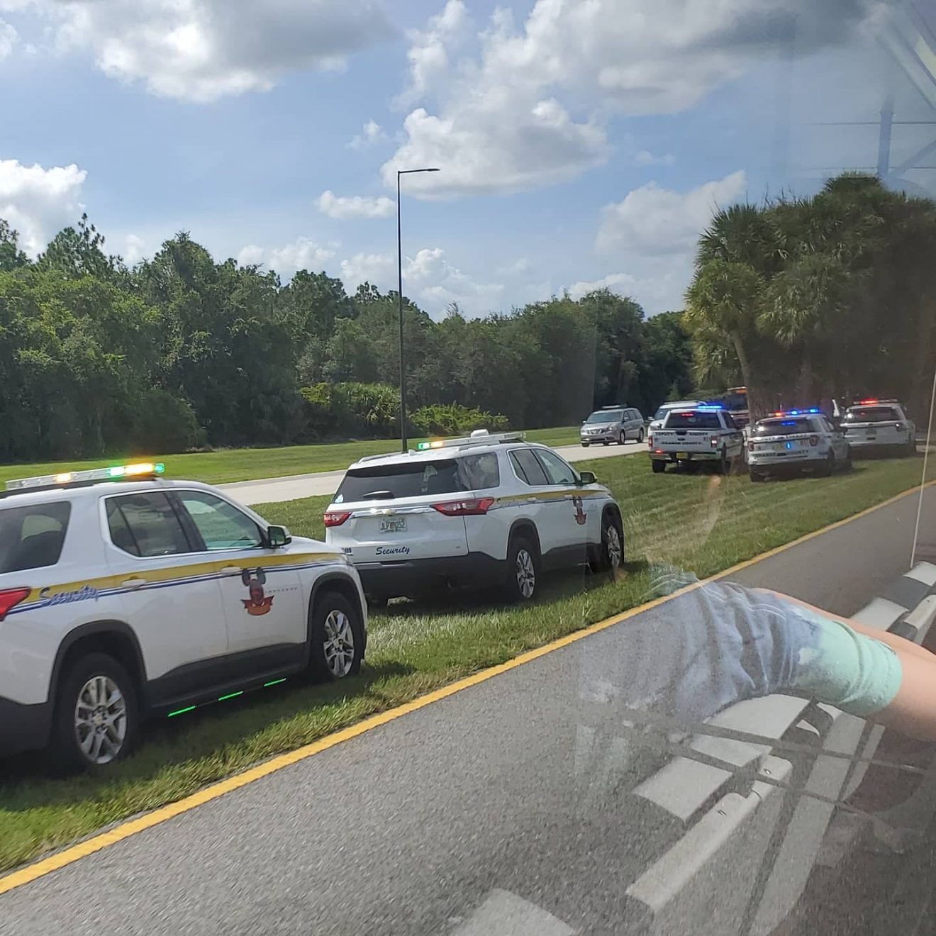 Heavy Police Presence Outside Magic Kingdom Main Gate | Chip and Company