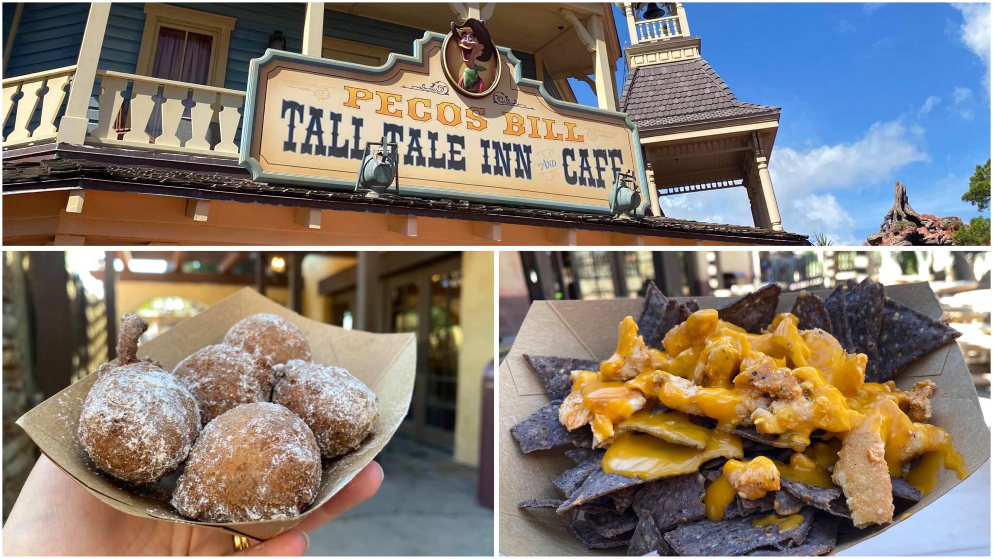 New Hades Nachos And Cinnamon Donuts At Pecos Bill! | Chip and Company