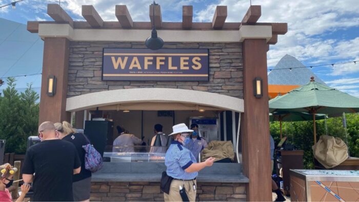 Epcot Food & Wine Waffles Booth Is Now Open! | Chip and Company
