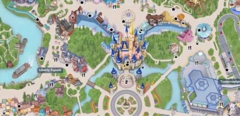 My Disney Experience Magic Kingdom digital map gets a few new updates ...