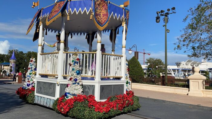 Happy Holidays Royal Cavalcade greeting guests now in the Magic Kingdom ...