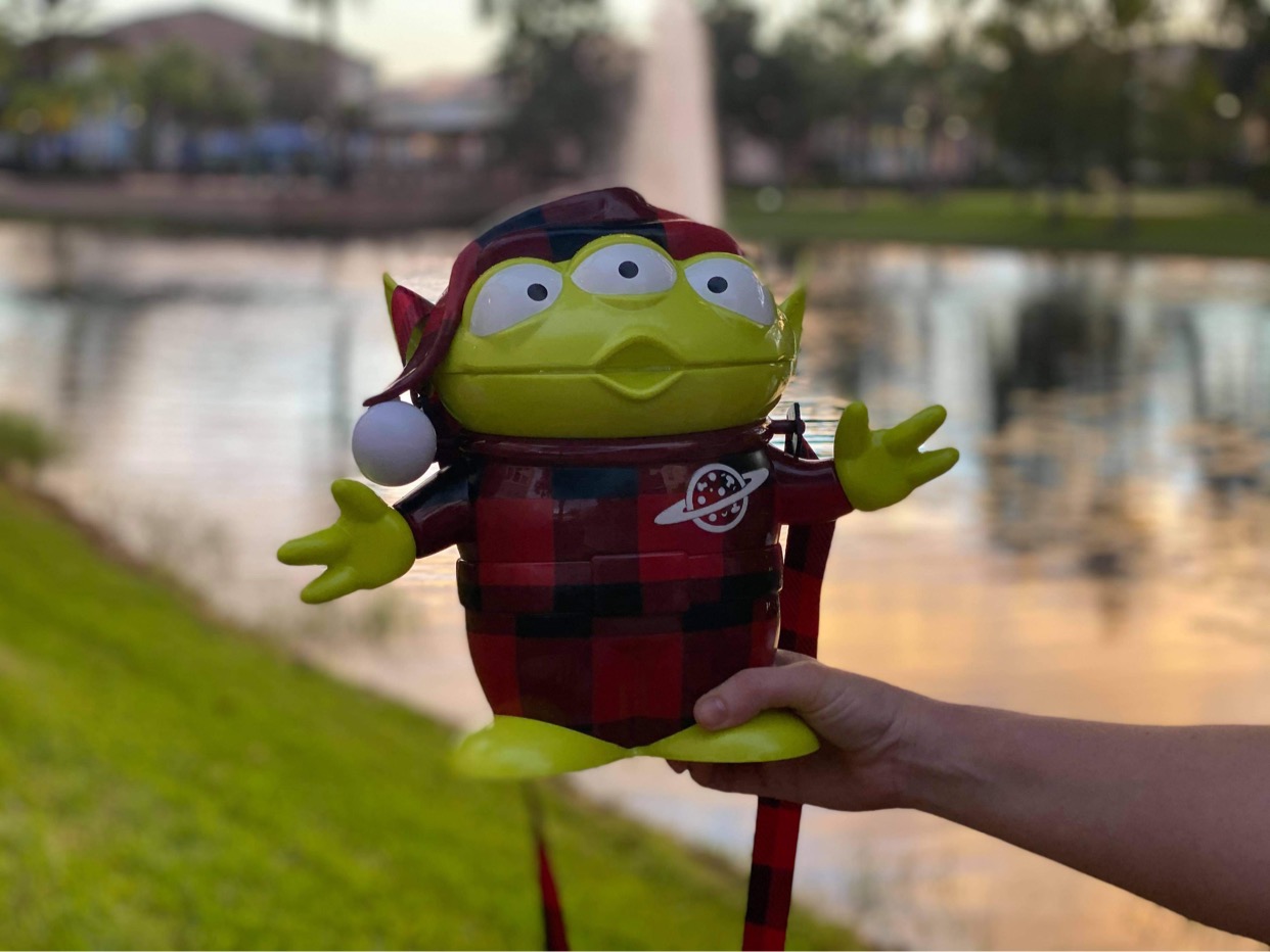 Buffalo Plaid Toy Story Alien returns to Disney World | Chip and Company
