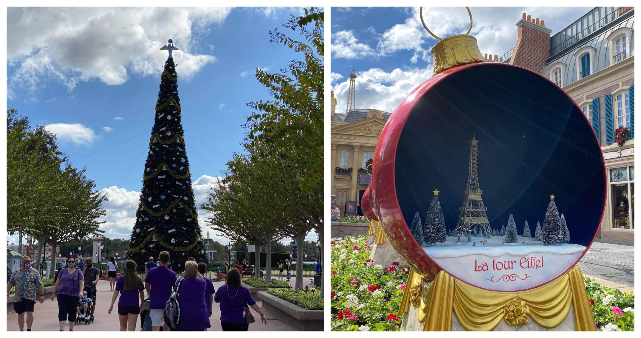 Holiday Decorations Have Arrived At Epcot! | Chip and Company
