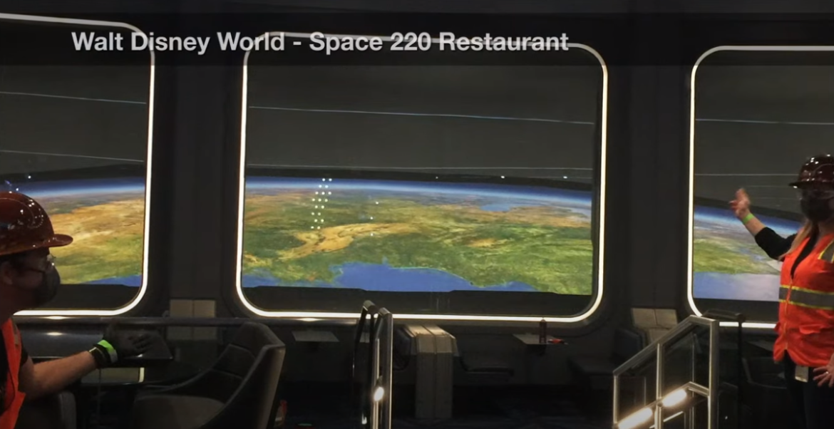 First Look inside Space 220 Restaurant in Epcot | Chip and Company